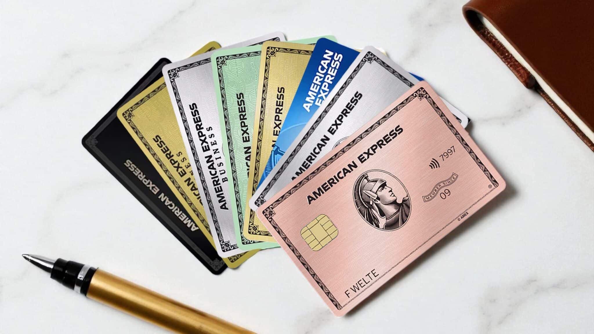 Von Blau zu Schwarz: Das kosten American Express Cards